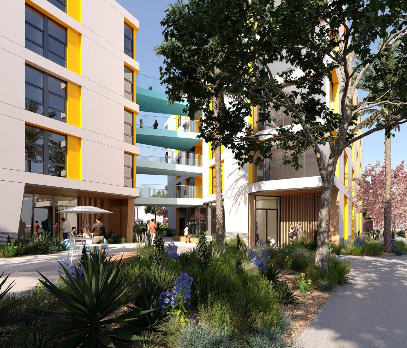 Crews breaks ground on the CSULB La Playa Hall housing development ...