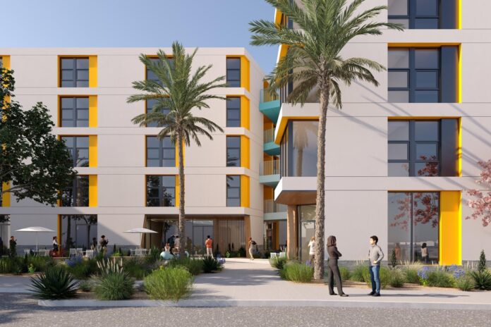 Crews breaks ground on the CSULB La Playa Hall housing development ...